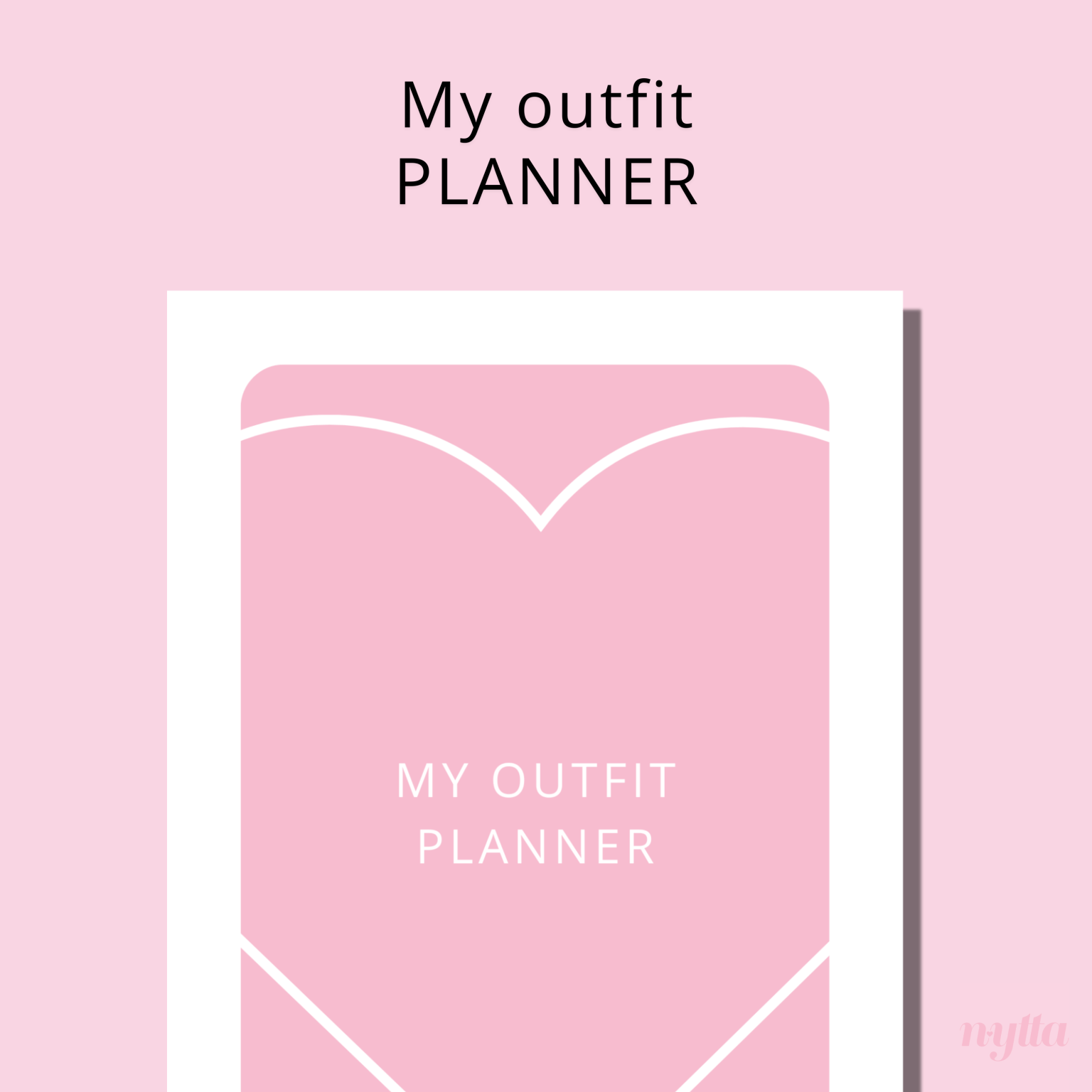 My Outfit Planner | Printable & Fillable PDF | Nytta Theme - Nytta